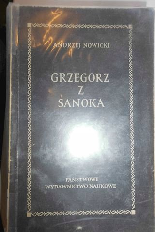 Grzegorz z Sanoka - Nowicki Zygmunt | Książka w Empik
