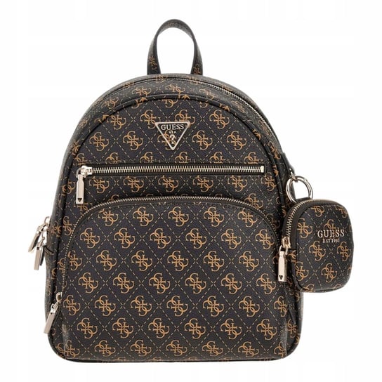 Guess plecak damski power play tech backpack brązowy - GUESS | Moda ...