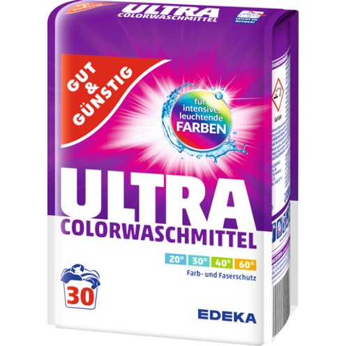 Gut&Gunstig Ultra Colorwaschmittel proszek do prania 30 W/2kg - Edeka ...