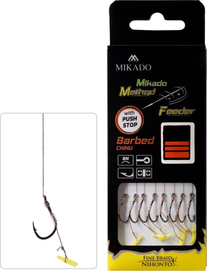 Haczyki Gruntowe, Z Przyponem, Z Zadziorem Mikado Method Feeder Rigs 8 Szt. - Mikado | Sport ...