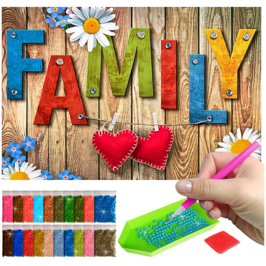 Haft Diamentowy ARTULIO, Obraz DIY 5D, Diamond Painting, Mozaika ...
