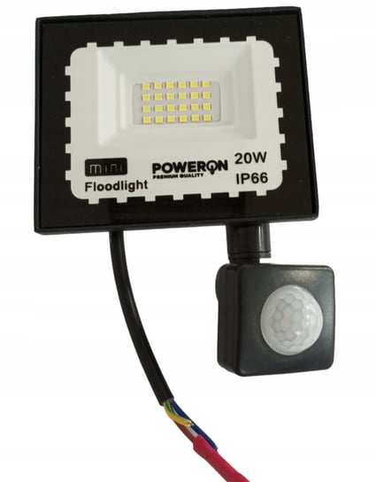 Halogen LED Z CZUJNIKIEM ruchu 20W naświetlacz IP66 REFLEKTOR - Inna ...