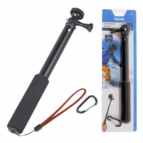 Hama selfie stick MONOPOD 90 DO APARATÓW I KAMER GOPRO fotograficzny ...