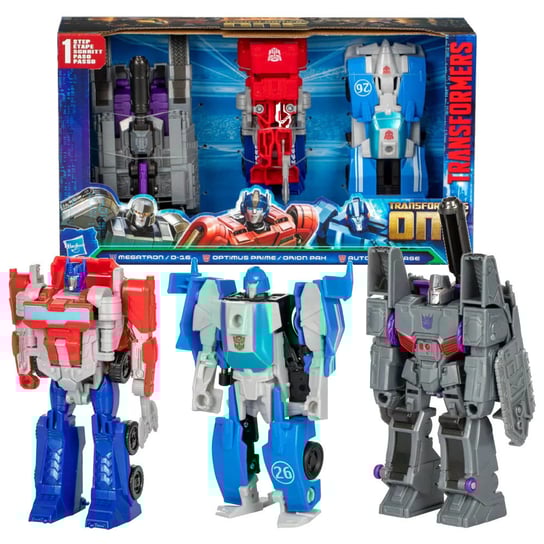 Hasbro Transformers One Iacon Race 3-Pack Megatron, Optimus Prime ...