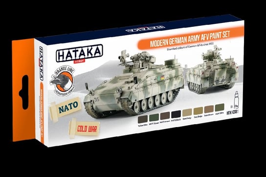 Hataka Hobby, zestaw farb modelarskich, Orange Line, HTK-CS81 Modern ...