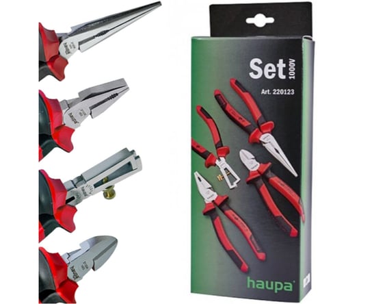 Haupa Zestaw Komplet Szczypiec VDE 4 elementy - Haupa | Sklep EMPIK.COM