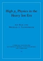 High-pT Physics in the Heavy Ion Era - Tannenbaum Michael J. | Książka ...