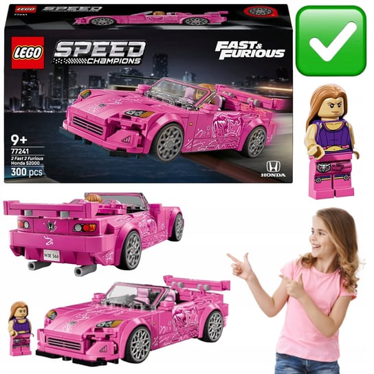 HONDA S2000 Z FILMU ZA SZYBCY ZA WŚCIEKLI LEGO SPEED CHAMPIONS 77241 ...