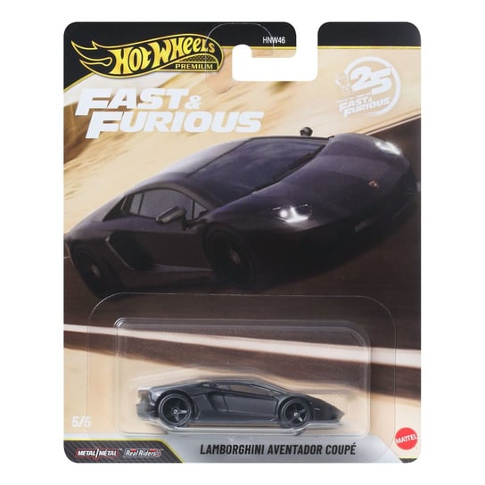 HOT WHEELS LAMBORGHINI AVENTADOR COUPE FAST AND FURIOUS 5/5 JHW77 NOWY ...
