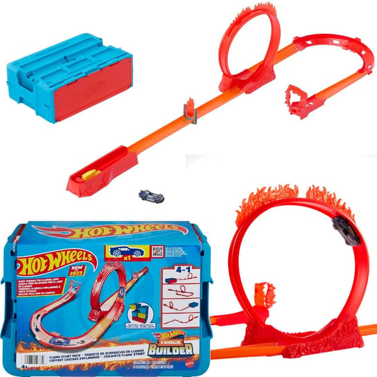Hot Wheels zestaw Kaskaderska Pętla Ognia + pojazd - Hot Wheels | Sklep ...