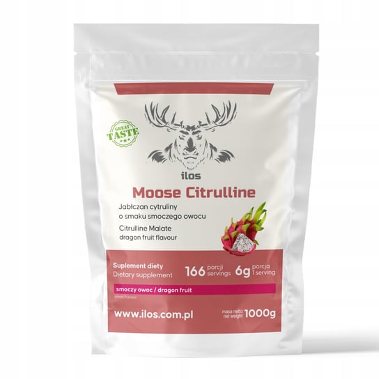 ilos MOOSE CITRULLINE CYTRULINA JABŁCZAN CYTRULINY 1000g 1kg SMOCZY ...