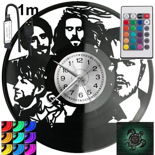 Imagine Dragons Zegar Ścienny Podświetlany LED RGB Na Pilota Płyta ...