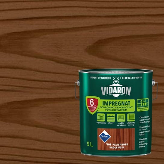 Impregnat Ochronno-Dekoracyjny Powłokotwórczy V08 Palisander Królewski ...