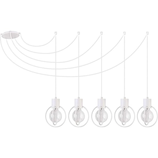 Industrialna LAMPA wisząca AURA KOŁO 31097 Sigma metalowa OPRAWA zwis ...