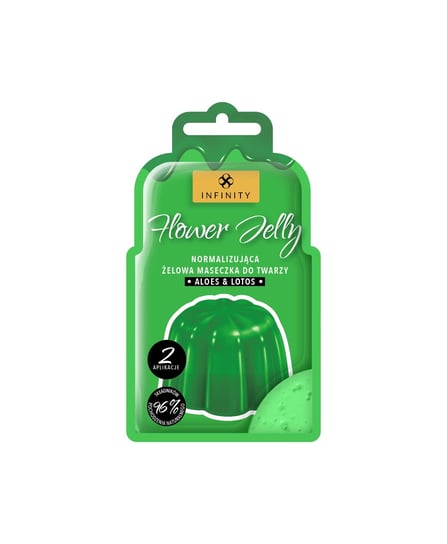 Infinity, Flower Jellym Normalizująca żelowa maseczka do twarzy, 10 ml ...