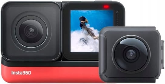 Insta360 ONE R kamera sportowa sterowanie głosem 360+4k Twin Edition ...