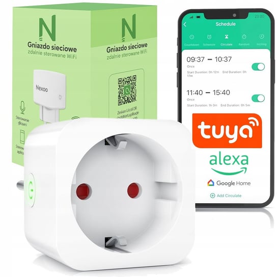 Inteligentne Gniazdko Programator Czasowy Watomierz Bolec WIFI TUYA SMART - Inna marka | Sklep ...