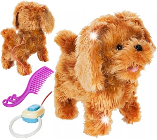 Interaktywny Piesek Pies York Zdalnie Sterowany Na Smyczy Chodzi ...