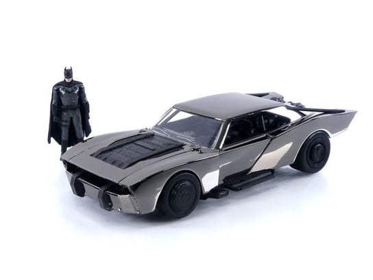 JADA TOYS - Bat Batmobil Comic Con z czarną postacią Batmana 2022-1/24 ...