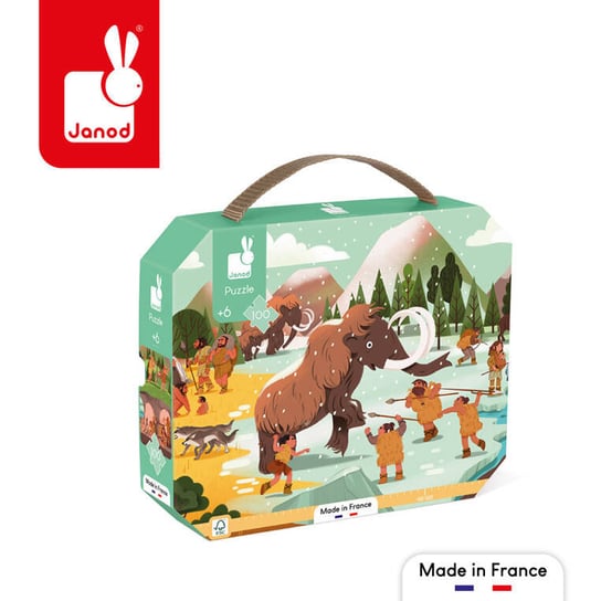 Janod, Puzzle Panoramiczne W Walizce Prehistoria, 100 El. - Janod ...
