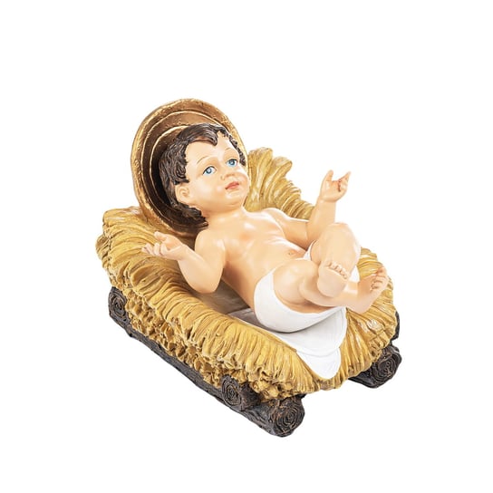 JEZUSEK w dużym żłobku do Stajenki do szopki | FIGURKA DZIECIĄTKO JEZUS ...