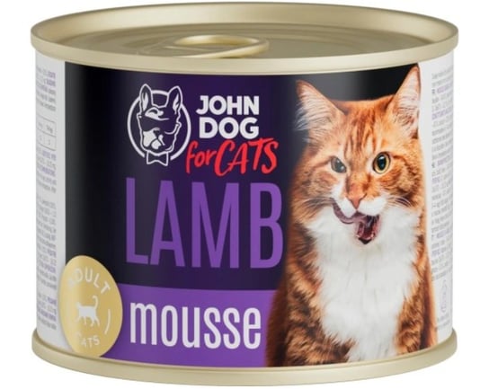 John Dog for Cats Mousse jagnięcina mus 200g - John Dog | Sklep EMPIK.COM