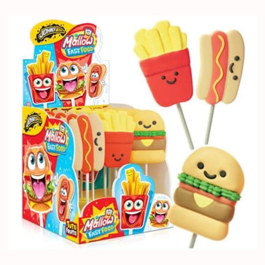 Johny Bee Lizak Piankowy Mallow Fast Food 35Gx18 Frytki Hot Dog ...