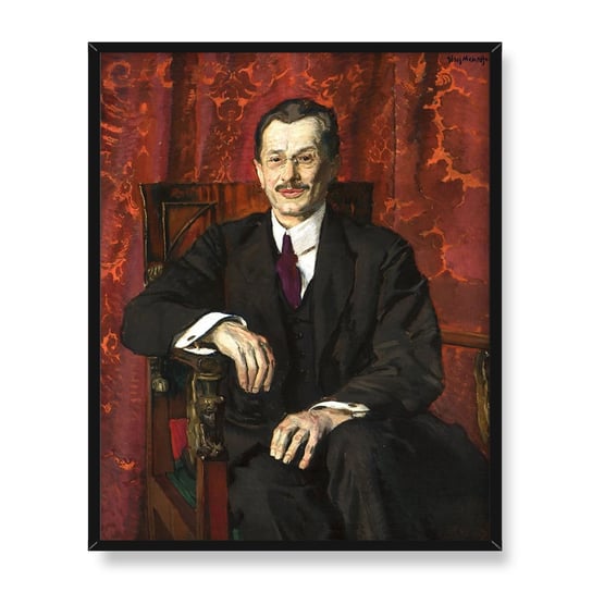 Józef Mehoffer Portret Stanislawa Lomińskiego 40×50 W RAMIE ...