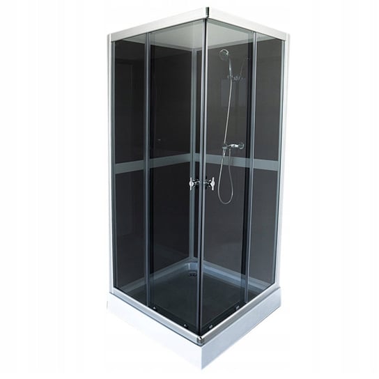 Kabina Prysznicowa Kwadratowa Z Brodzikiem Wsh309B Szara 90X90 Cm - Hydrosan | Sklep EMPIK.COM