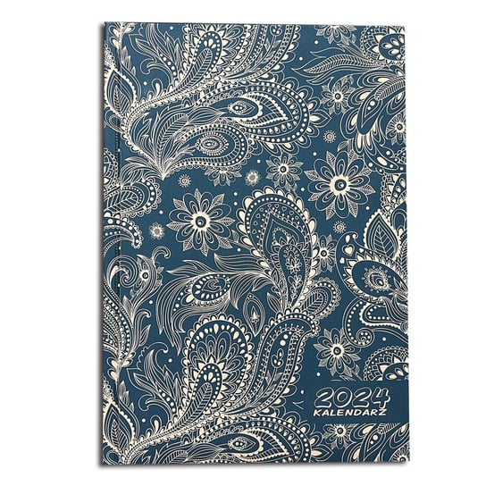 Kalendarz 2024 Książkowy A5 Dzienny Z Wyciętymi Registrami Sobota I Niedziela Razem Okładka Soft ...