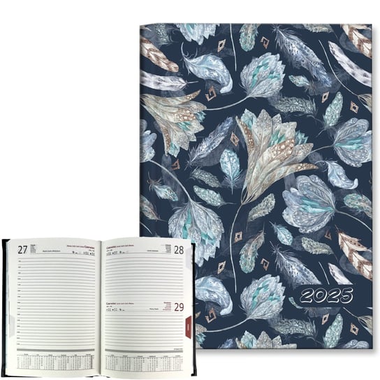 Kalendarz 2025 B6 dzienny sobota niedziela razem Soft Touch KWIATY BOHO - EV-COLORS | Sklep ...