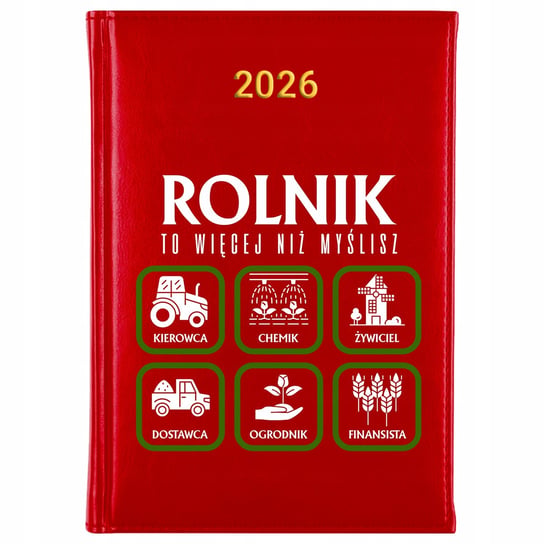 Kalendarz Czerwony A5 2026 Planer Dla Rolnika Rolnik To Więcej Niż ...