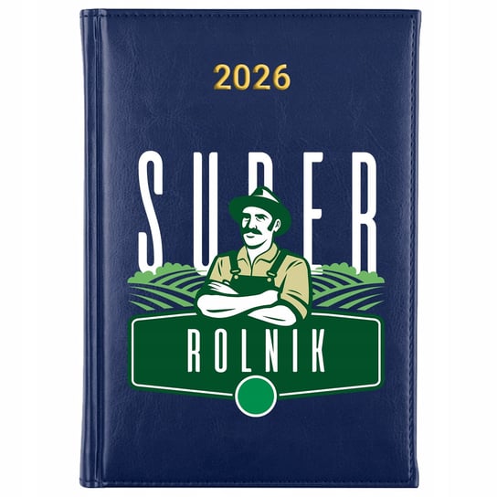 Kalendarz Granatowy A5 2026 Planer Dzienny Prezent Dla Rolnika Super ...