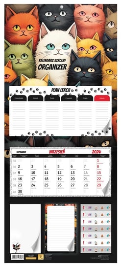 Kalendarz SZKOLNY ścienny ORGANIZER 2024/2025 rok - KALPOL.BIS ...