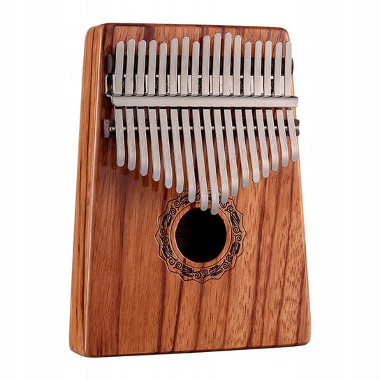 KALIMBA zanza mbira instrument afrykański drewniany 17 tonów ZESTAW ...