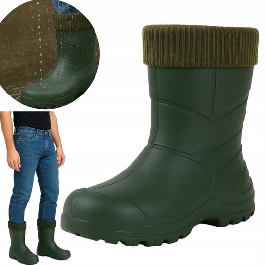 Kalosze męskie GUMIAKI PIANKOWE EVA -30°C ULTRA LEKKIE WODOODPORNE BHP 43 - DAWPOL | Sport Sklep ...