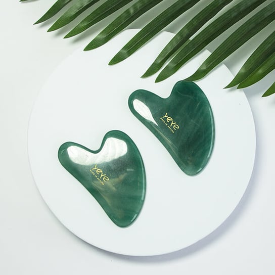 Kamień Gua Sha do masażu i relaksu - zielony Jadeit Yeye - Inna marka | AGD Sklep EMPIK.COM