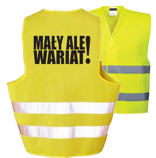 Kamizelka odblaskowa imprezowa MAŁY ALE WARIAT ! LIBRES MAŁYWARIAT ...