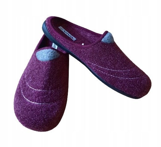Kapcie 38/39 bordowe damskie Viva Shoes - Inny producent | Moda Sklep ...