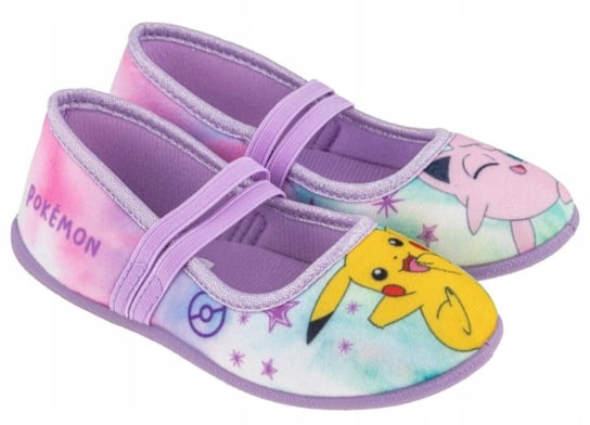 Kapcie Papcie Baleriny przedszkolne z gumką Pokemon Pikachu Jigglypuff ...