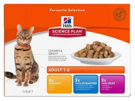 Karma mokra dla kota HILL'S SCIENCE PLAN Feline Adult Chicken & Ocean ...