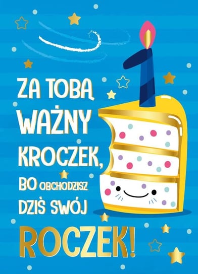 Karnet PR-176 Urodziny 1 - Kukartka | Sklep EMPIK.COM