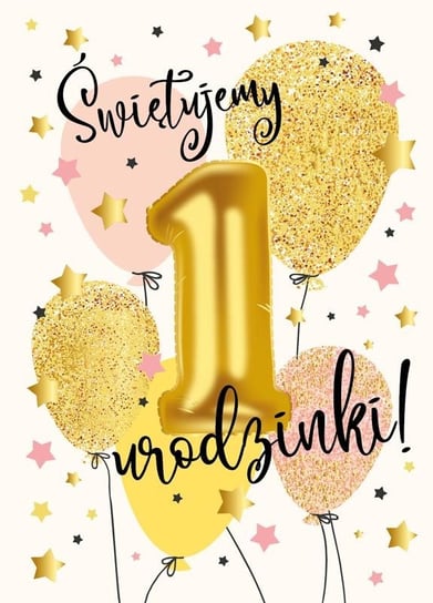 Karnet PR-177 Urodziny 1 - SayItWithSongs | Sklep EMPIK.COM