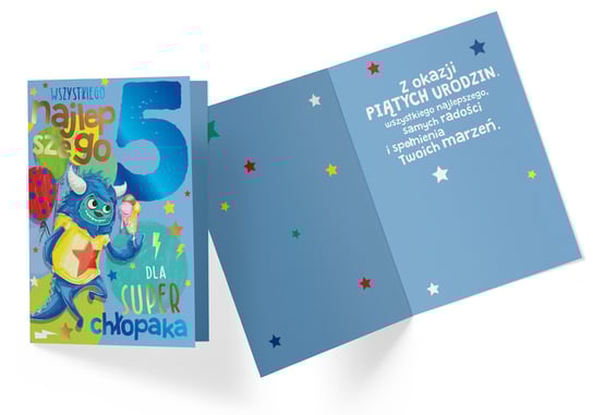 KARNET PR-326 URODZINY 5 (CYFERKI) - Kukartka | Sklep EMPIK.COM