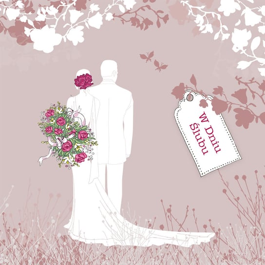 Karnet Swarovski Kwadrat Cl3408 W Dniu Ślubu Para Młoda - Clear ...