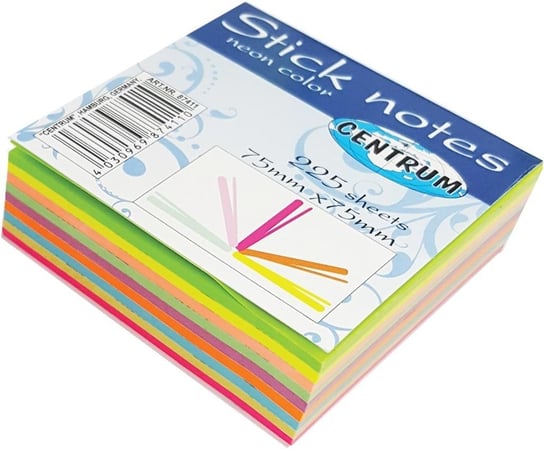 Karteczki samoprzylepne 75x75mm 225K. 87411 - Inna marka | Sklep EMPIK.COM