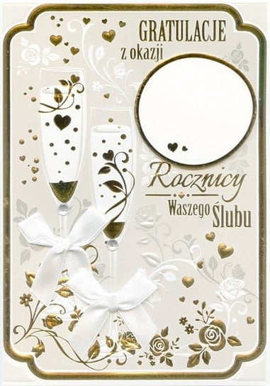 Kartka na Rocznicę Ślubu -ustaw cyfrę jubileuszu DK674 - Kukartka | Sklep EMPIK.COM