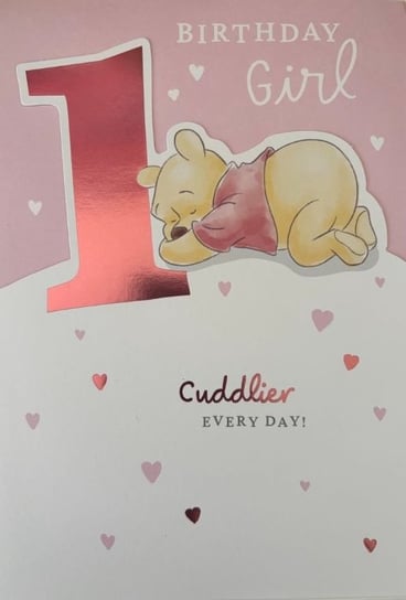 Kartka urodzinowa 1 Cuddlier Every Day! Kubuś Puchatek - Inna marka ...