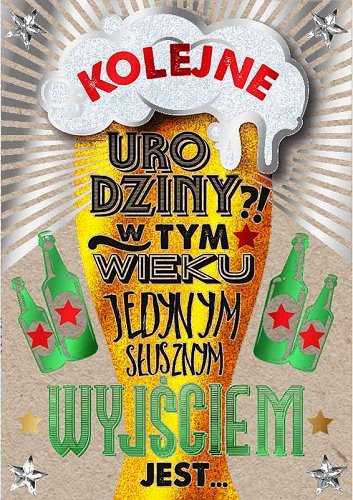 Kartka Urodzinowa Z Humorem Dla Piwosza Dk883 - Kukartka | Sklep EMPIK.COM