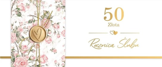 Kartka z okazji 50 Rocznicy Ślubu Złotych Godów KPAS234 - Armin Style | Sklep EMPIK.COM